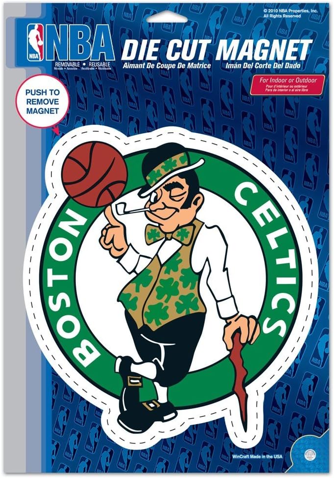 Amazon.com: WinCraft Boston Celtics Die-Cut Logo Car Magnet : Sports ...