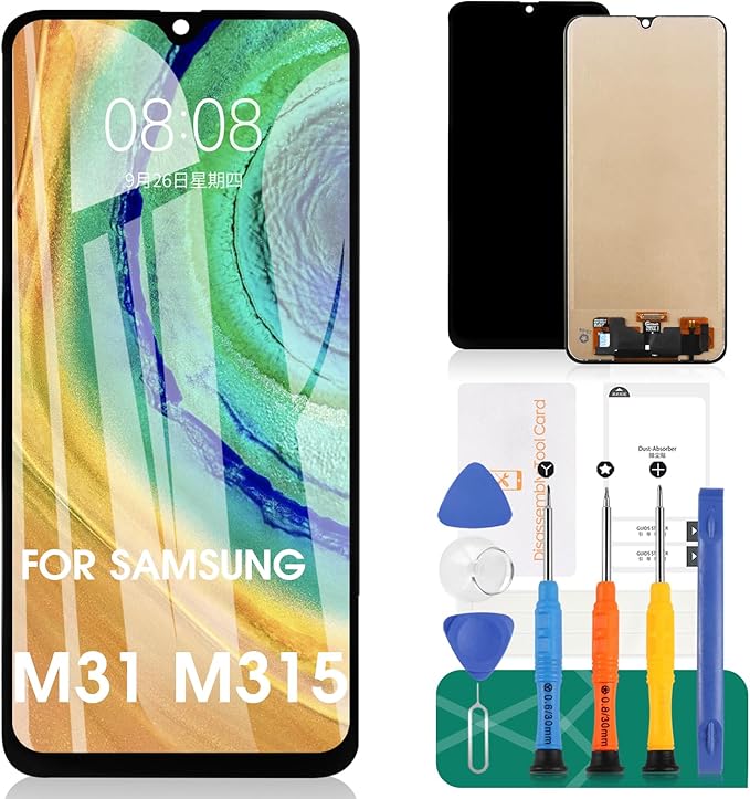 Amazon.com: Screen Replacement for Samsung Galaxy M31 M315 LCD Display ...