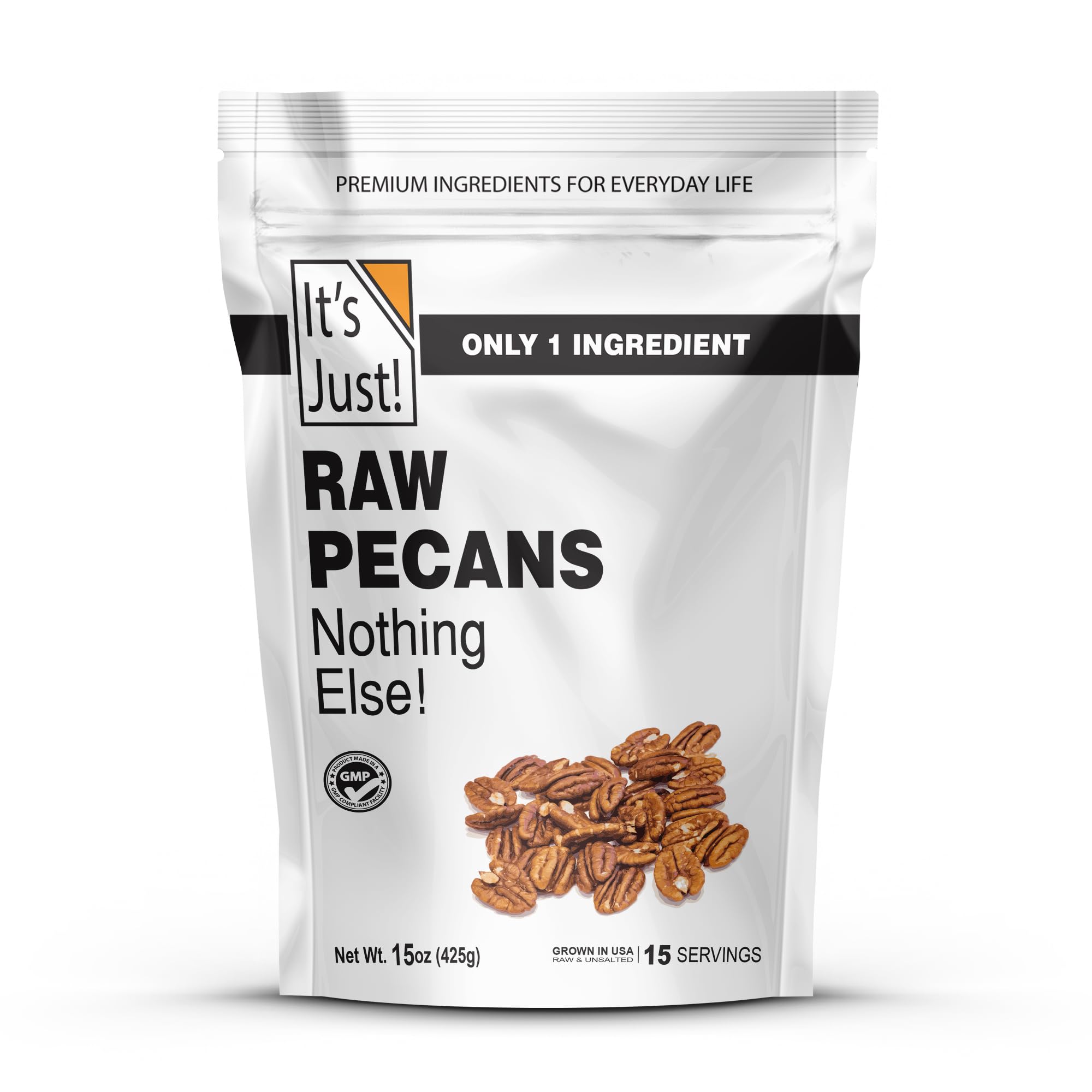 Snapklik.com : Its Just - Raw Pecans Halves, Unsalted, Jumbo XL, Ready ...