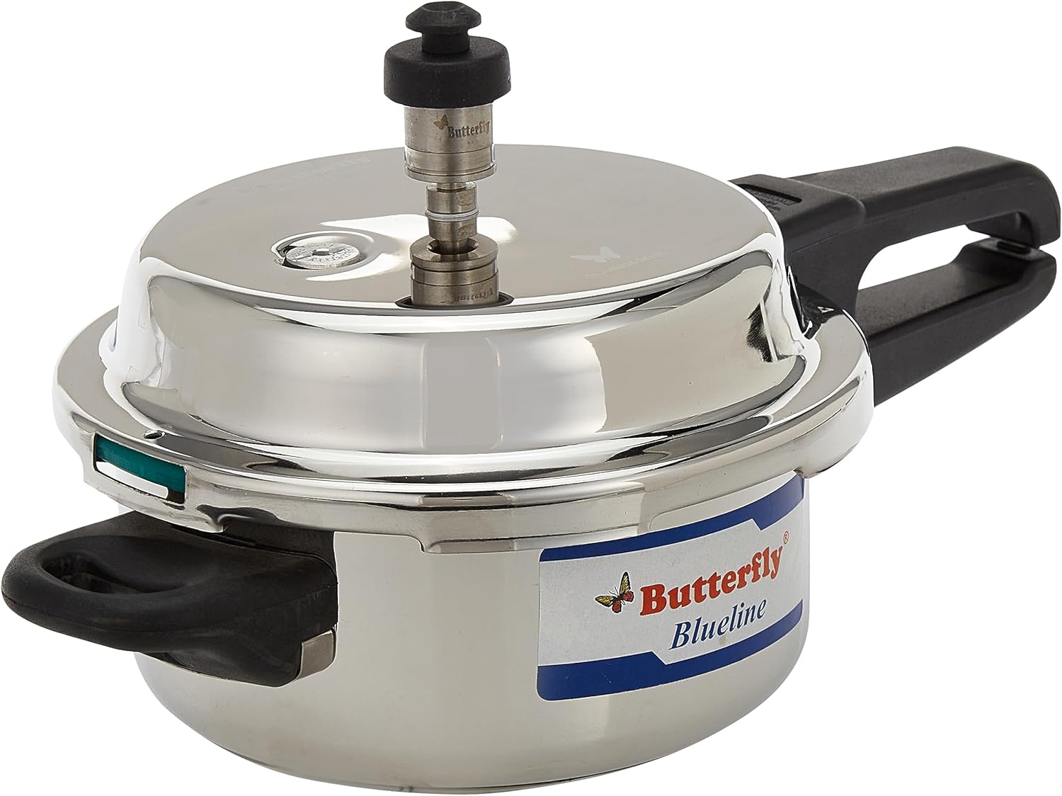 Butterfly Blue Line Stainless Steel Pressure Cooker, Stainless Steel, 2 ...