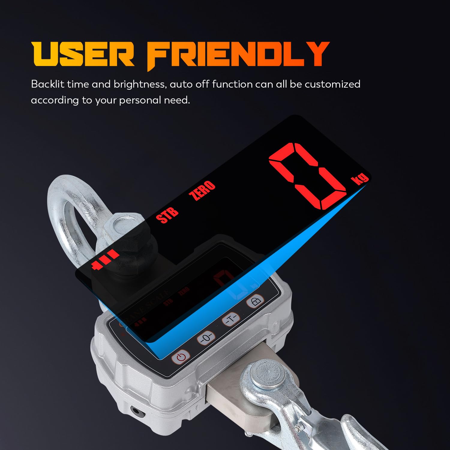 Snapklik.com : CGOLDENWALL Digital Crane Scale 6600lb Industrial ...