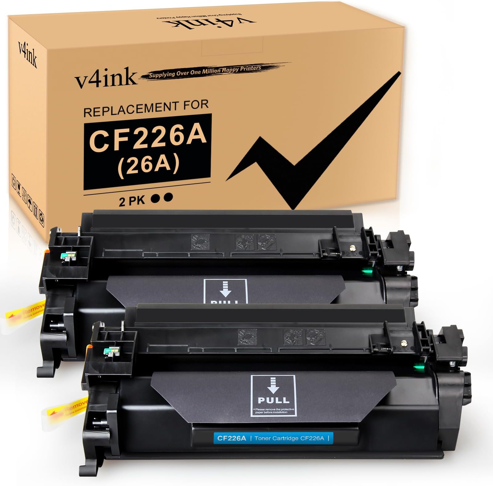 Amazon.com: v4ink 2PK CF226A Toner Cartridge Compatible Replacement for ...