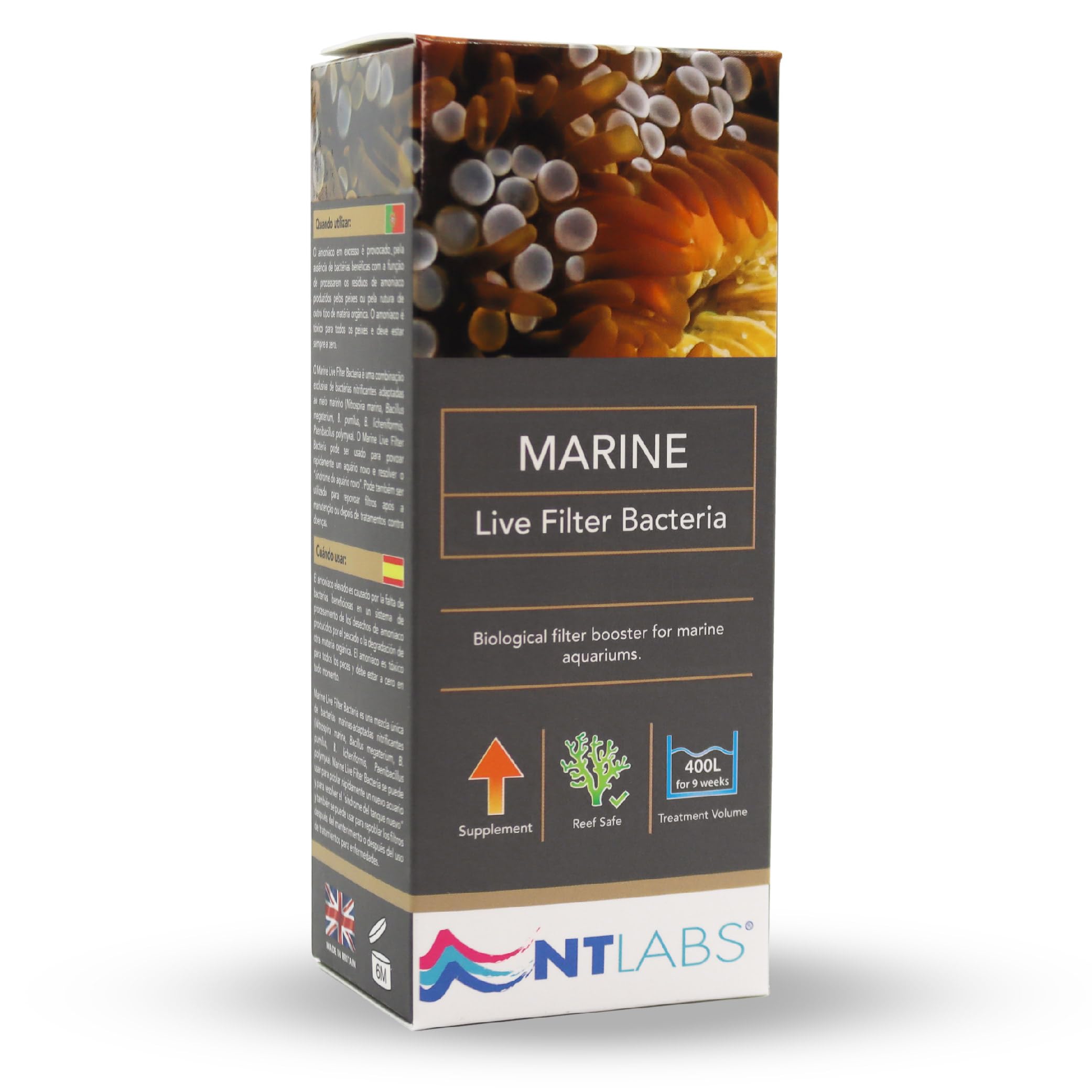 NT Labs Live Filter Bacteria, Biological Filter Booster for Marine ...