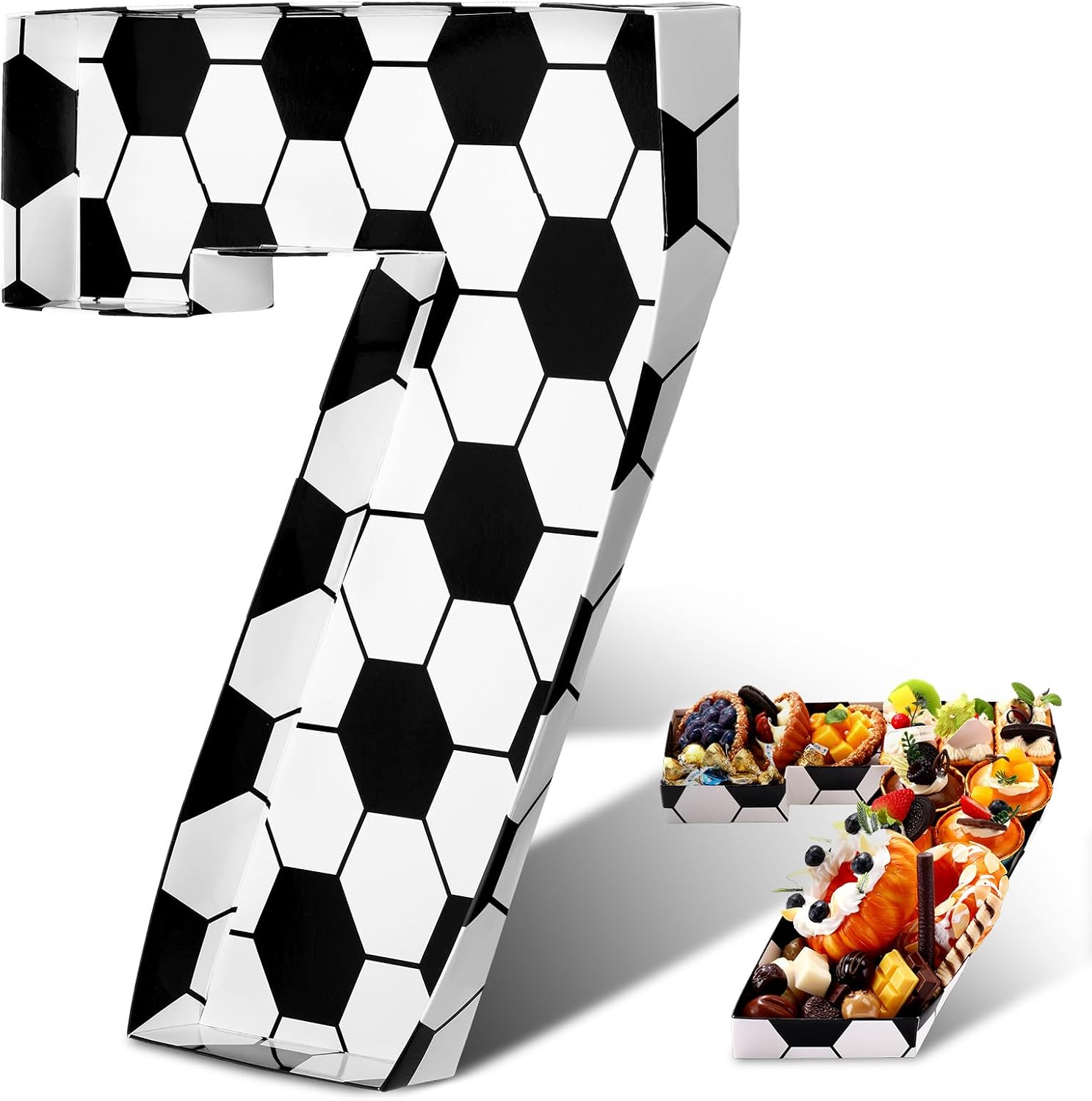 Amazon.com: Mifoci 13.7" Soccer Party Cardboard Number for Charcuterie ...