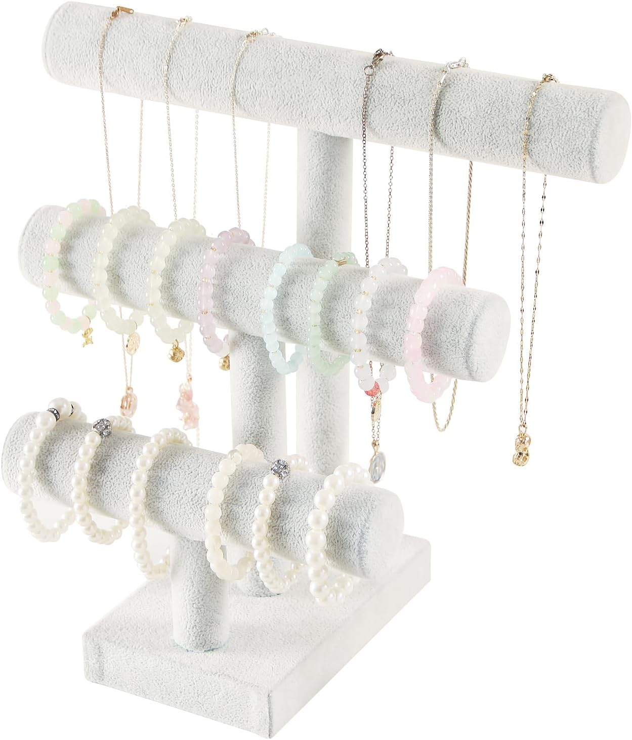 Amazon.com: Julysky Bracelet Holder Stand, Bracelet Display with 3 Tier ...