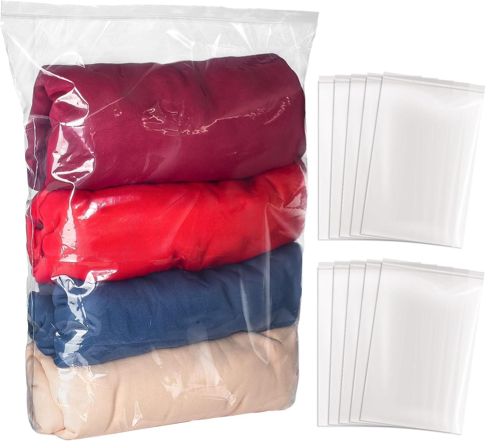 Amazon.com: Boeyamto 10 Count 18" x 24" Extra Large Plastic Bags, 5 ...