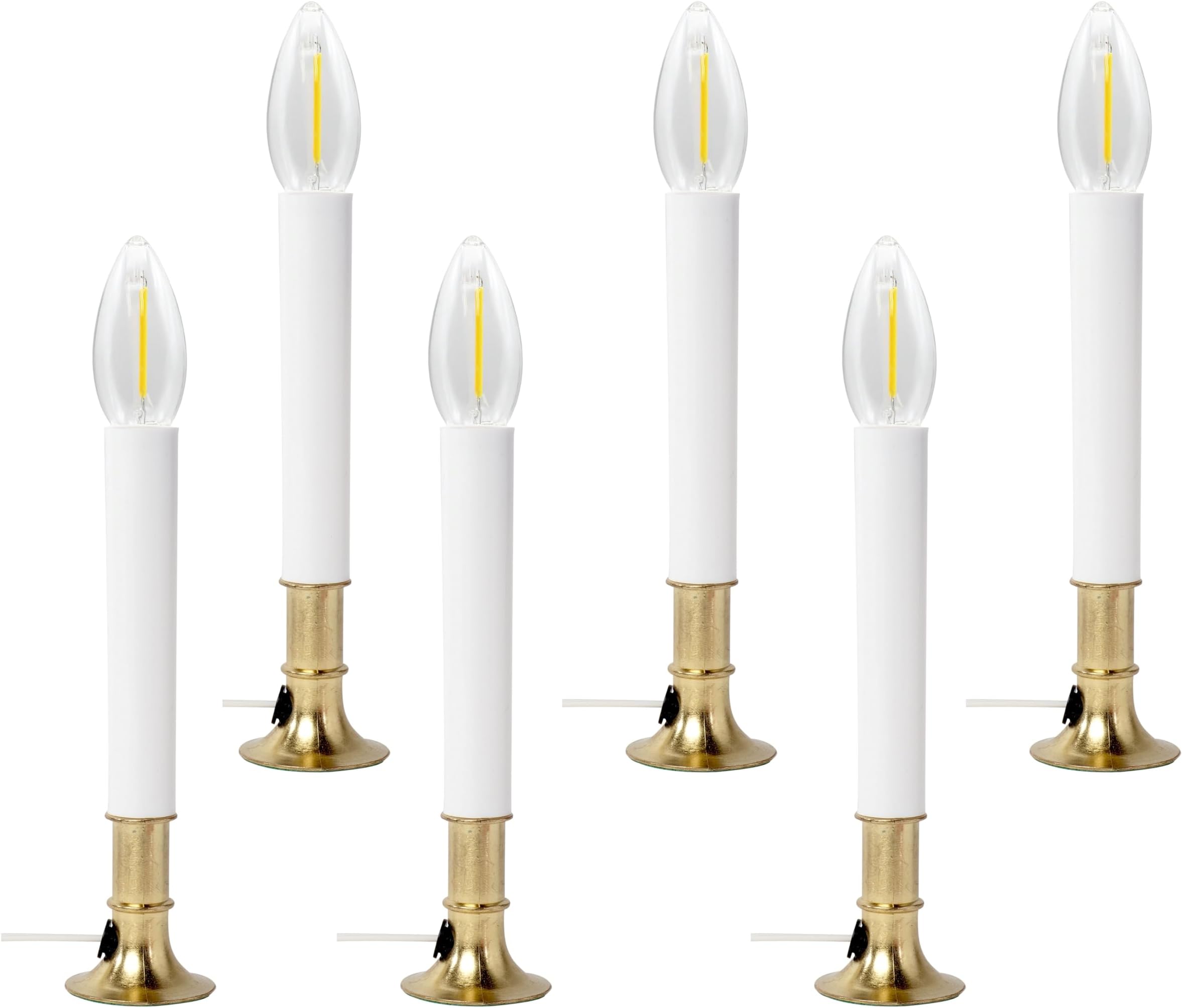 Amazon.com: TUDAK Electric Christmas Window Candle Lamp - 6-Pack ...
