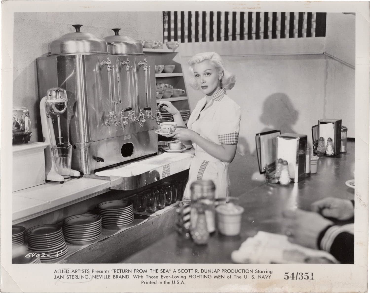 Return from the Sea (Three original photographs from the 1954 film ...