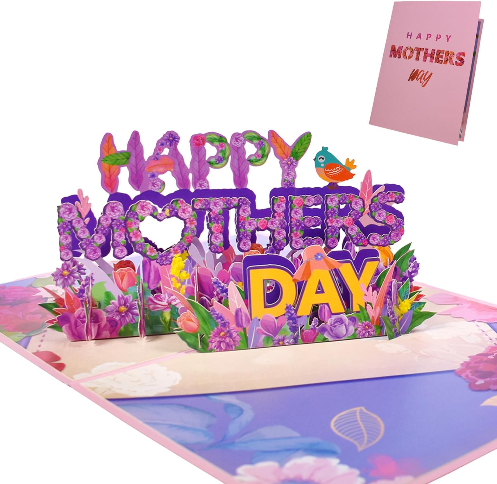 Amazon.com : Della Stella Mother's Day Pop Up Card, 3D Pop Up Greeting ...