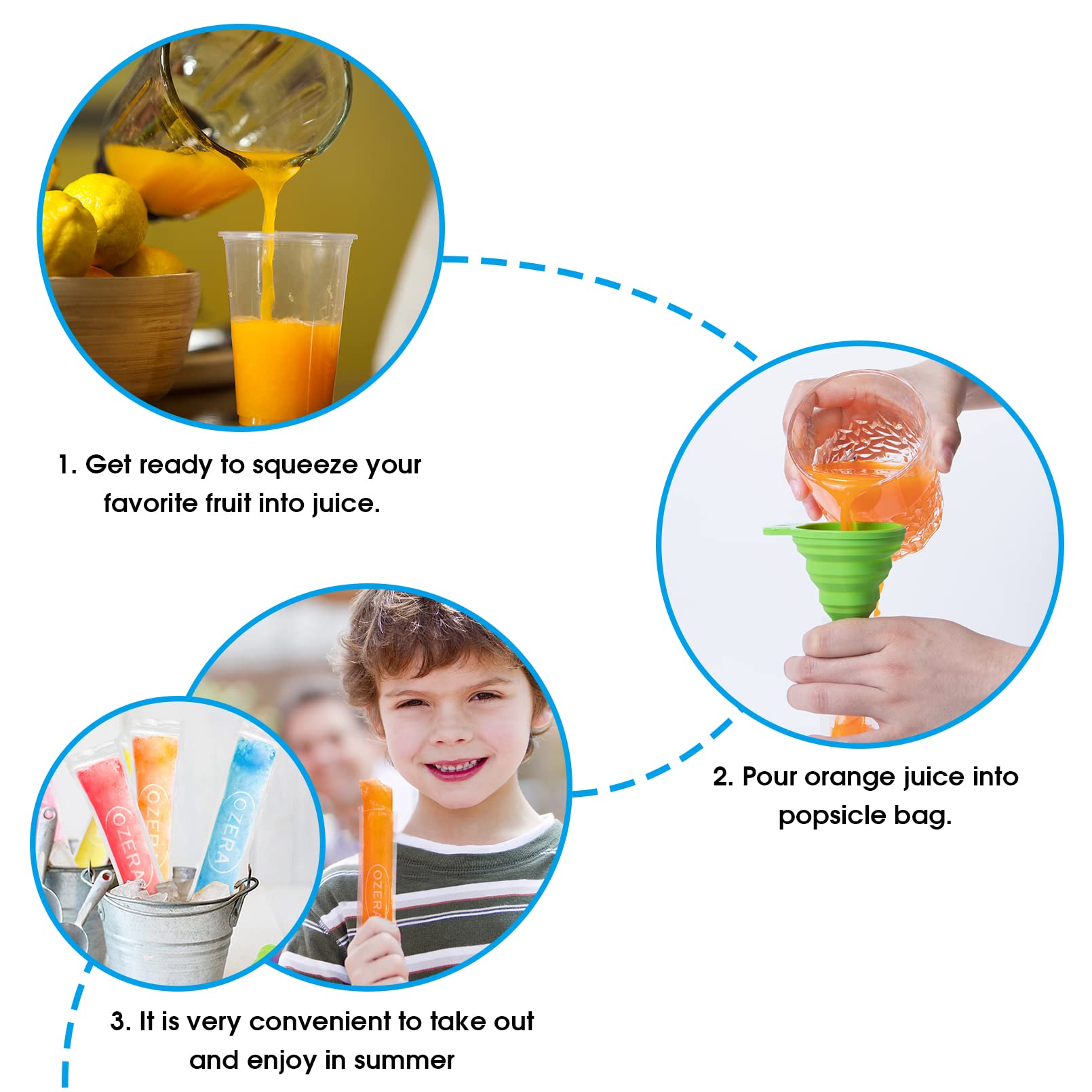 Tubes Cold Summer Snacks