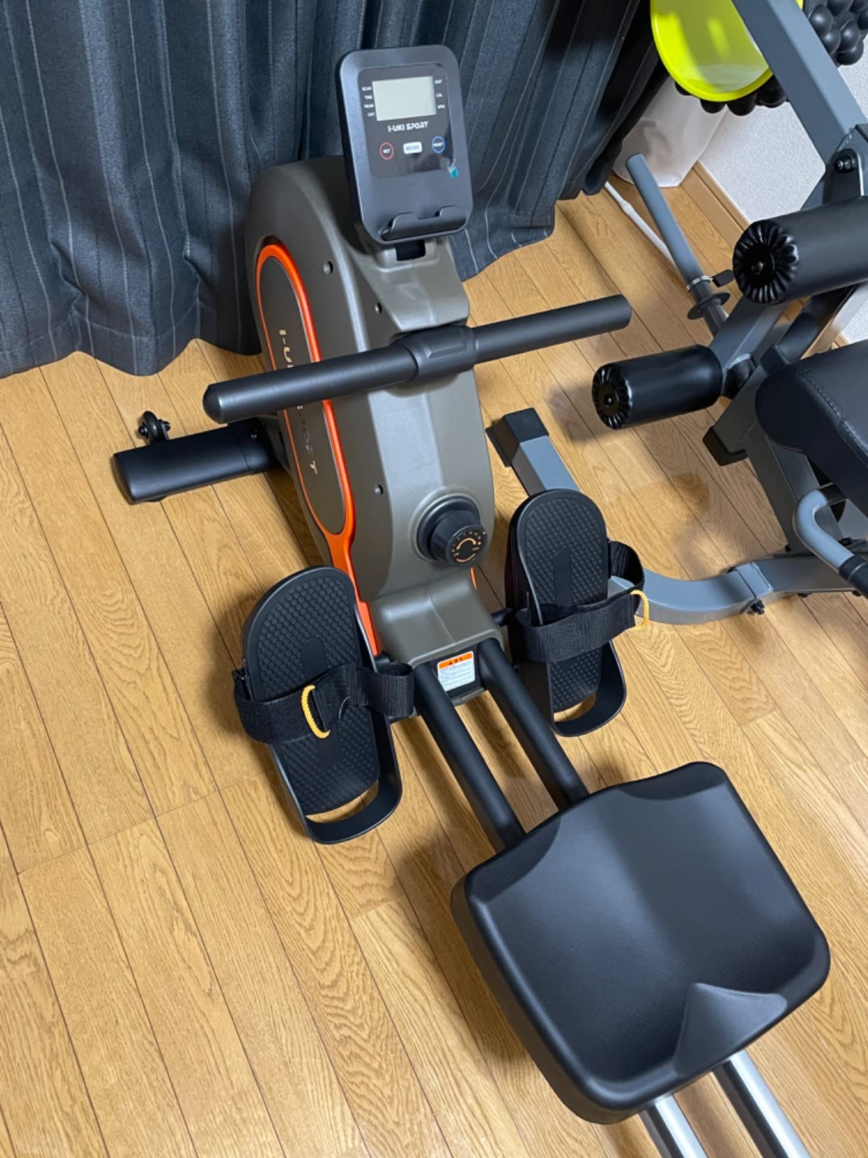 Amazon.co.jp: I-uki Sport Household Rowing Machine, 16 Level Load ...