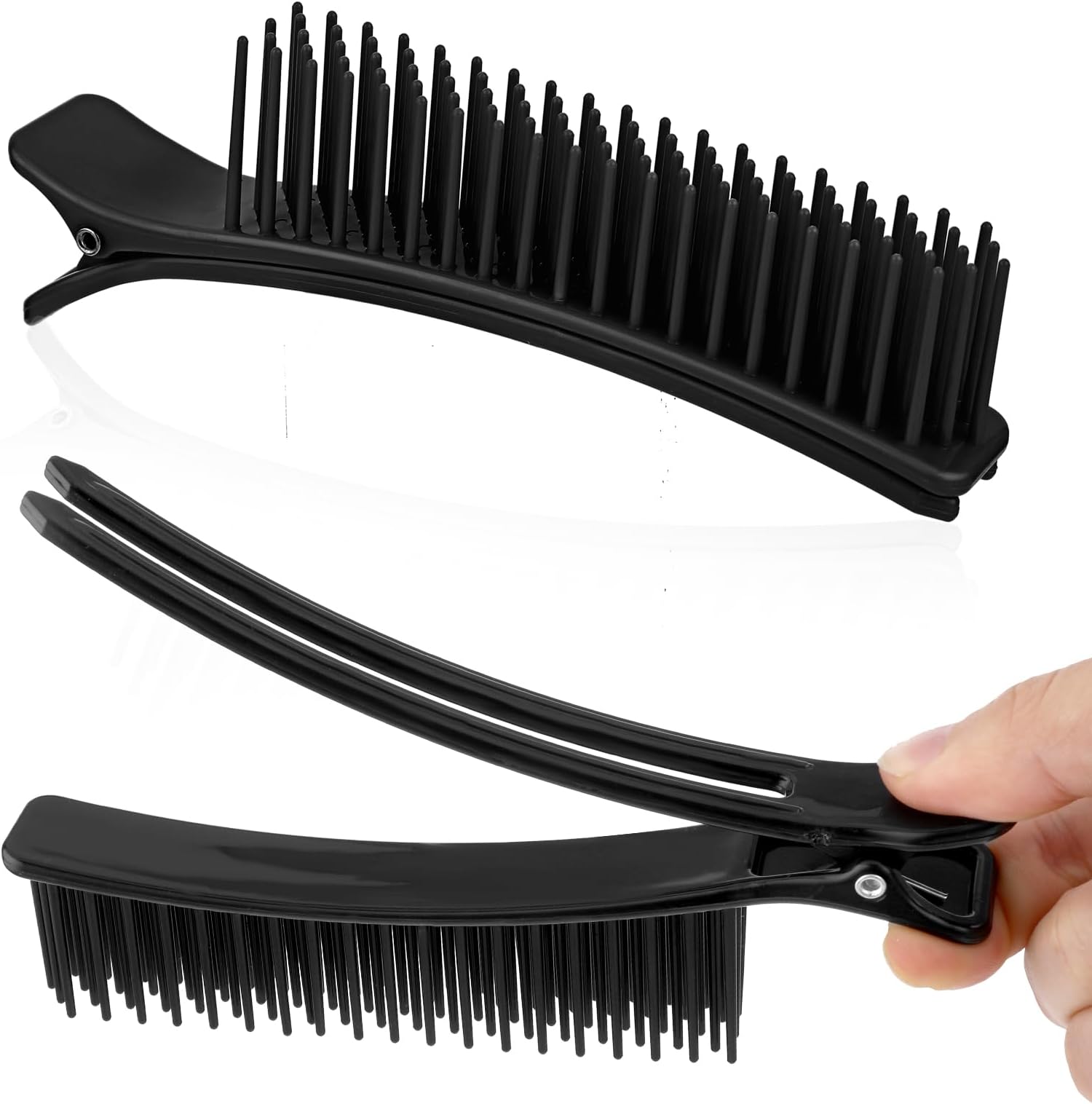 Amazon.com : Hair Sectioning Clips Set (2 Pcs) - Professional Grip ...