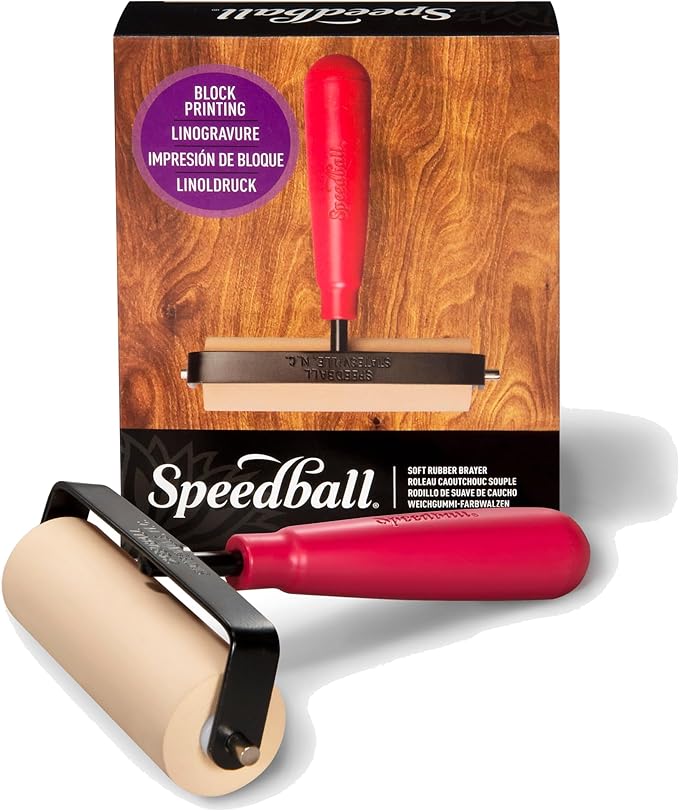 Speedball Deluxe Soft Rubber Brayer, 4-Inch : Amazon.co.uk: Home & Kitchen