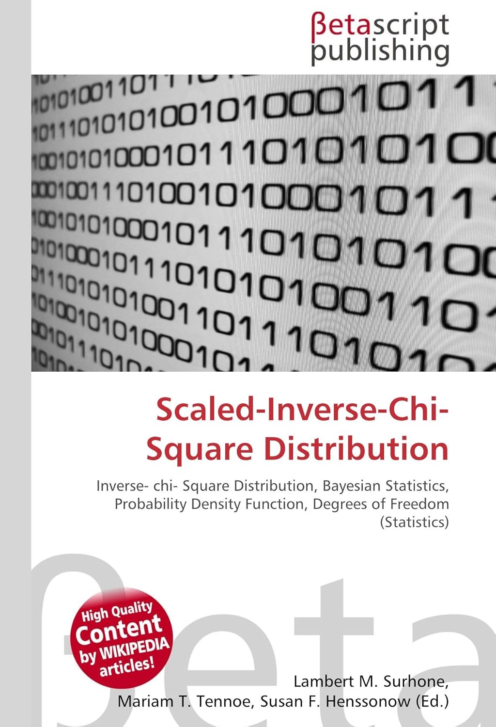 Amazon.co.jp: Scaled-Inverse-Chi-Square Distribution : 本
