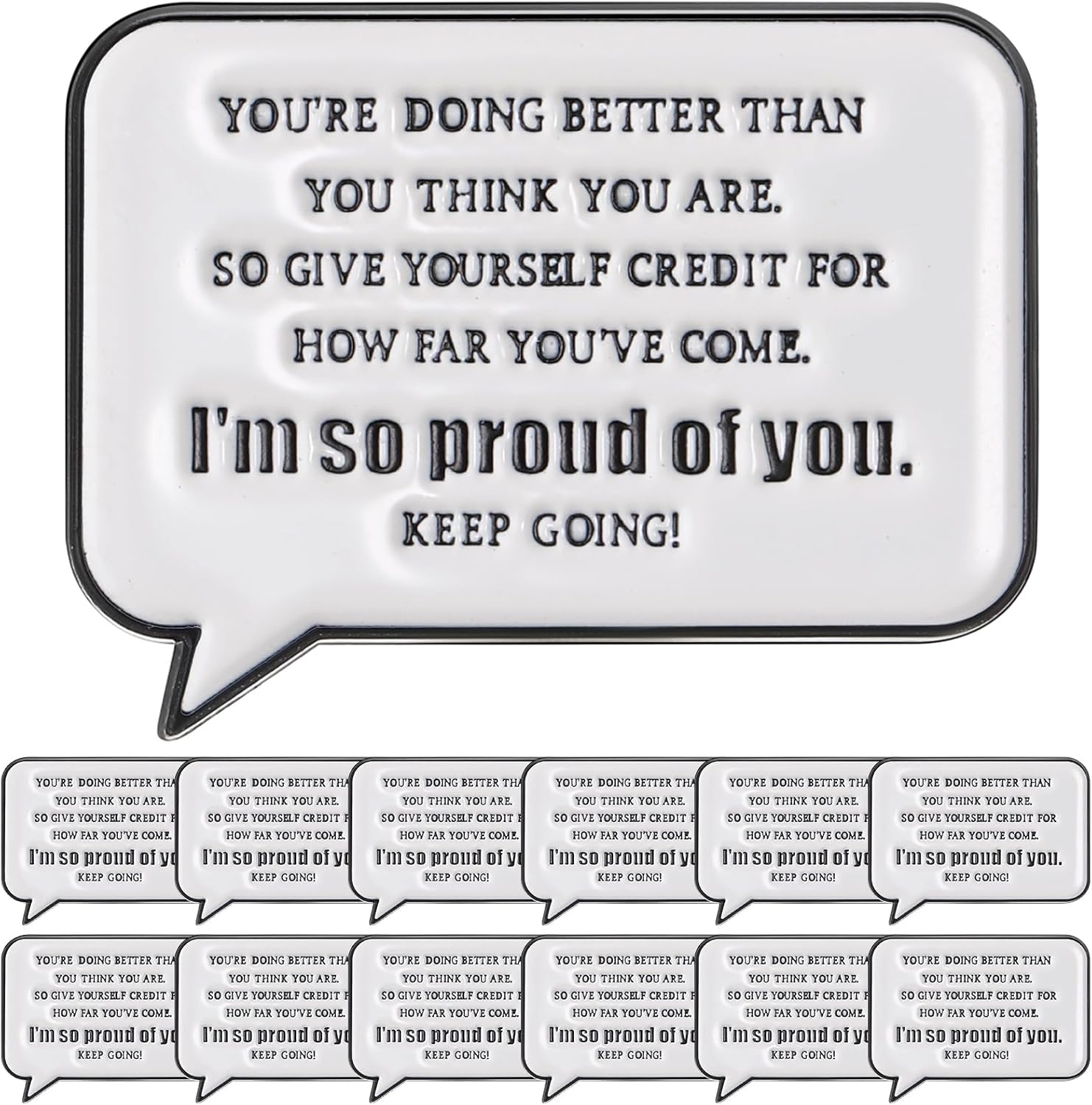 Amazon.com: Liliaafar 24 Pcs Motivational Lapel Pins, I'm So Proud of ...