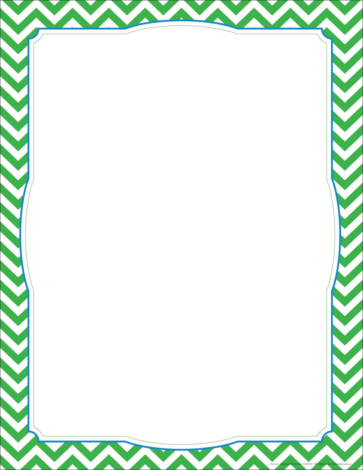 Pink Chevron Borders