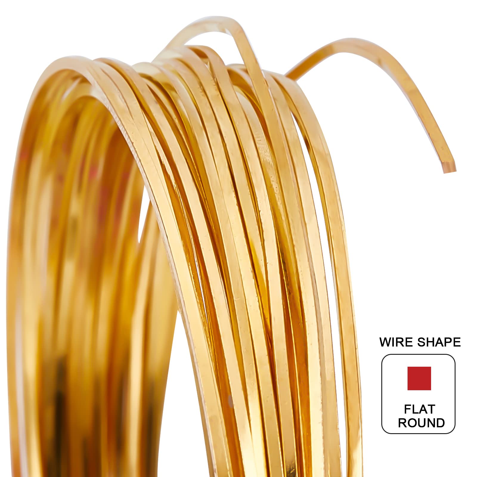 Snapklik.com : BENECREAT 20 Gauge 16 Feet Square Copper Wire