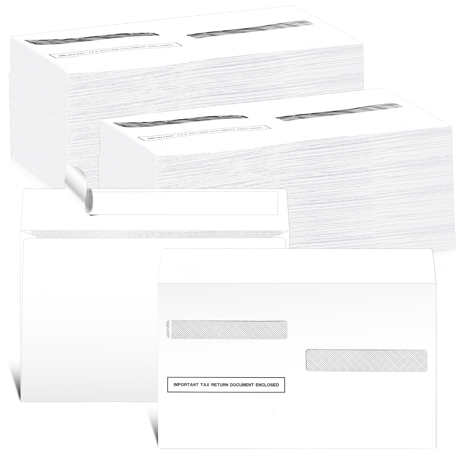 Amazon.com : Sayglossy 50 PC W2 Envelopes 2024 Tax Envelopes Double ...