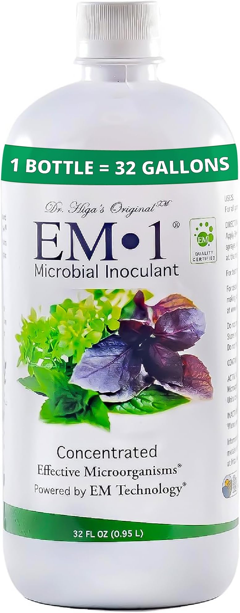 Amazon.com : TeraGanix EM-1 Plant Growth, Microbial Inoculant ...