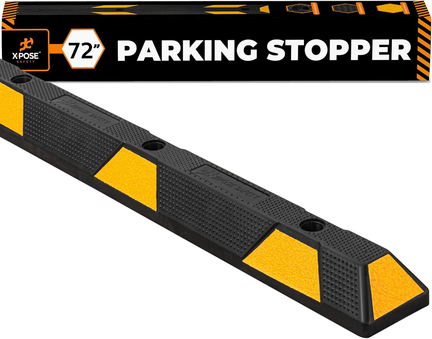 Amazon.com: Xpose Safety Parking Stopper for Garage - 72" Heavy Duty ...