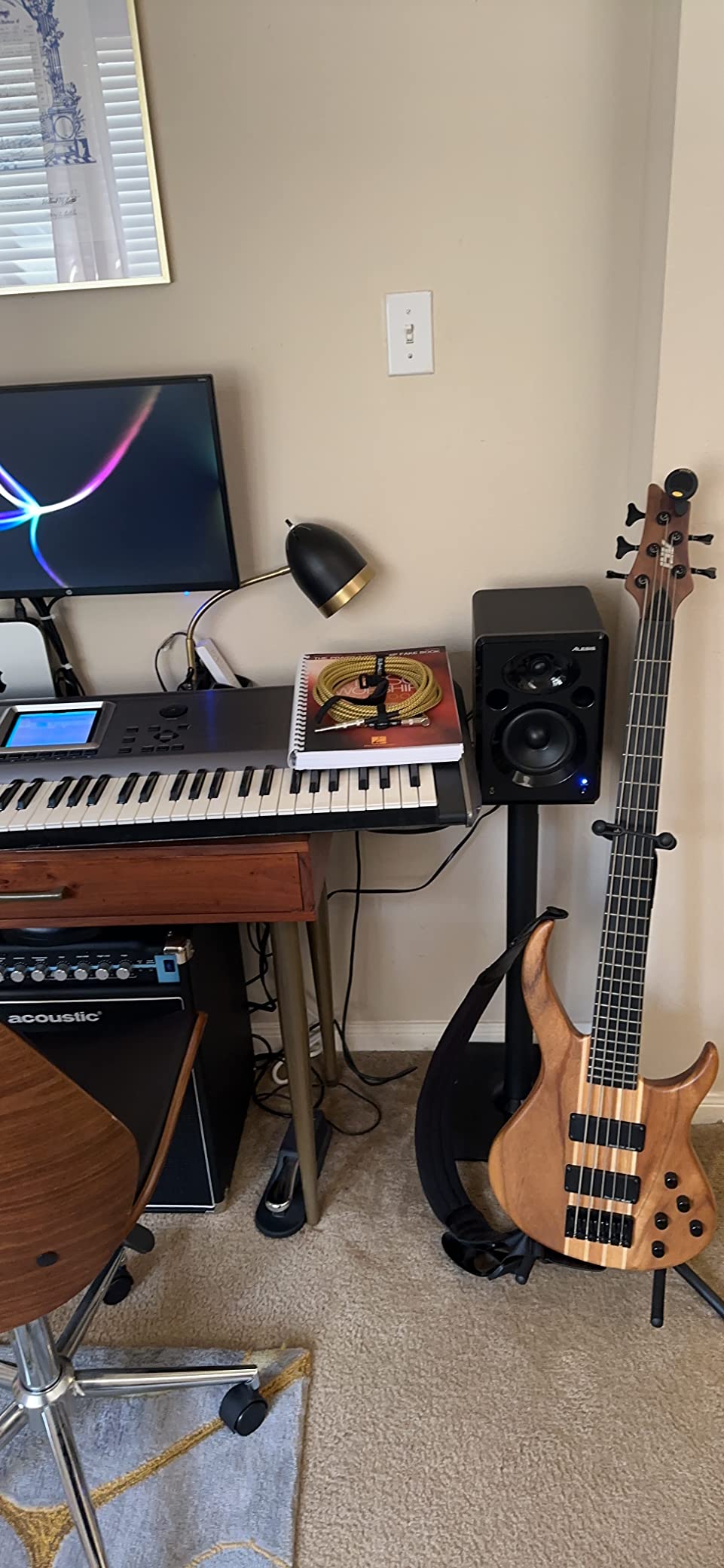 $43/mo - Finance IYV 5 String IBW-550 Bass Solid-Body Electric Guitar ...