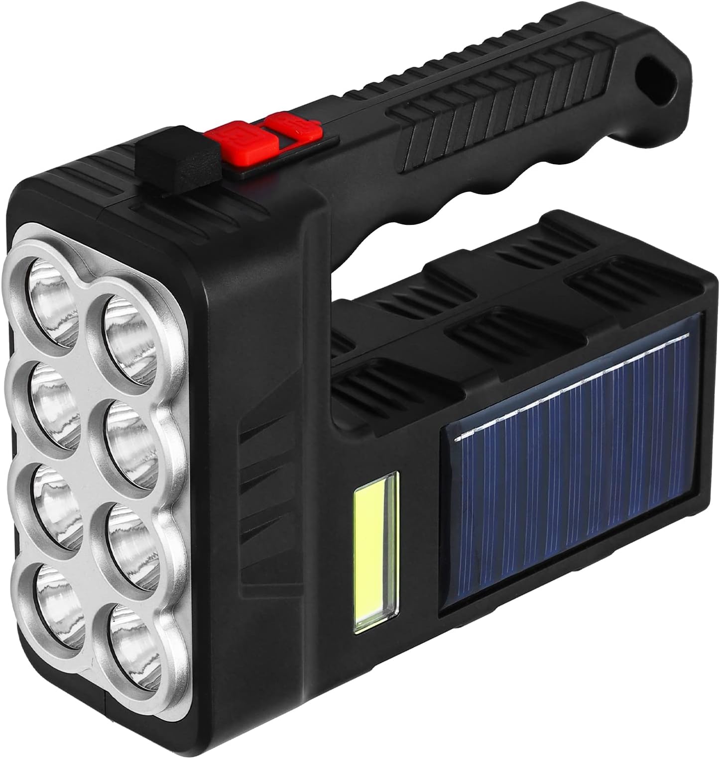 HQRP Red Light 9 LED Portable/Pocket Flashlight Black Aluminum Body for ...