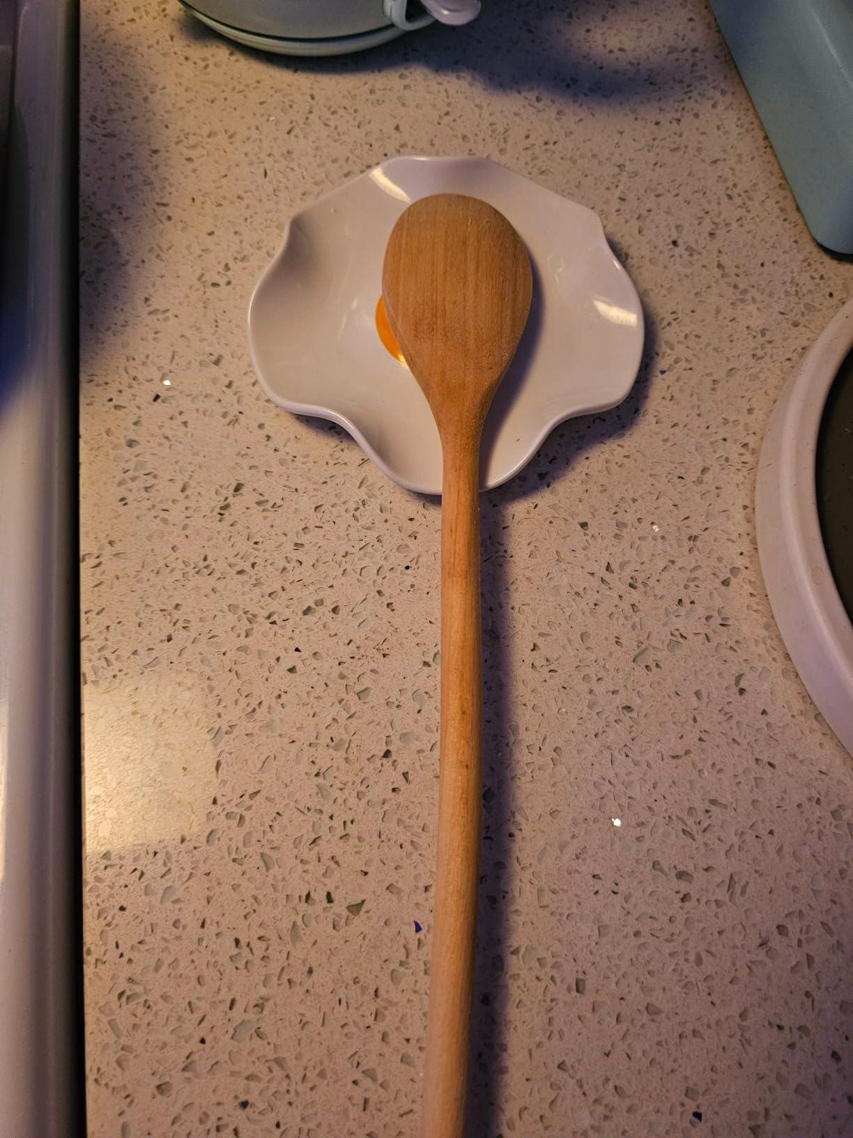 Amazon.com: Fried Egg Ceramic Spoon Rest for stove top and kitchen ...