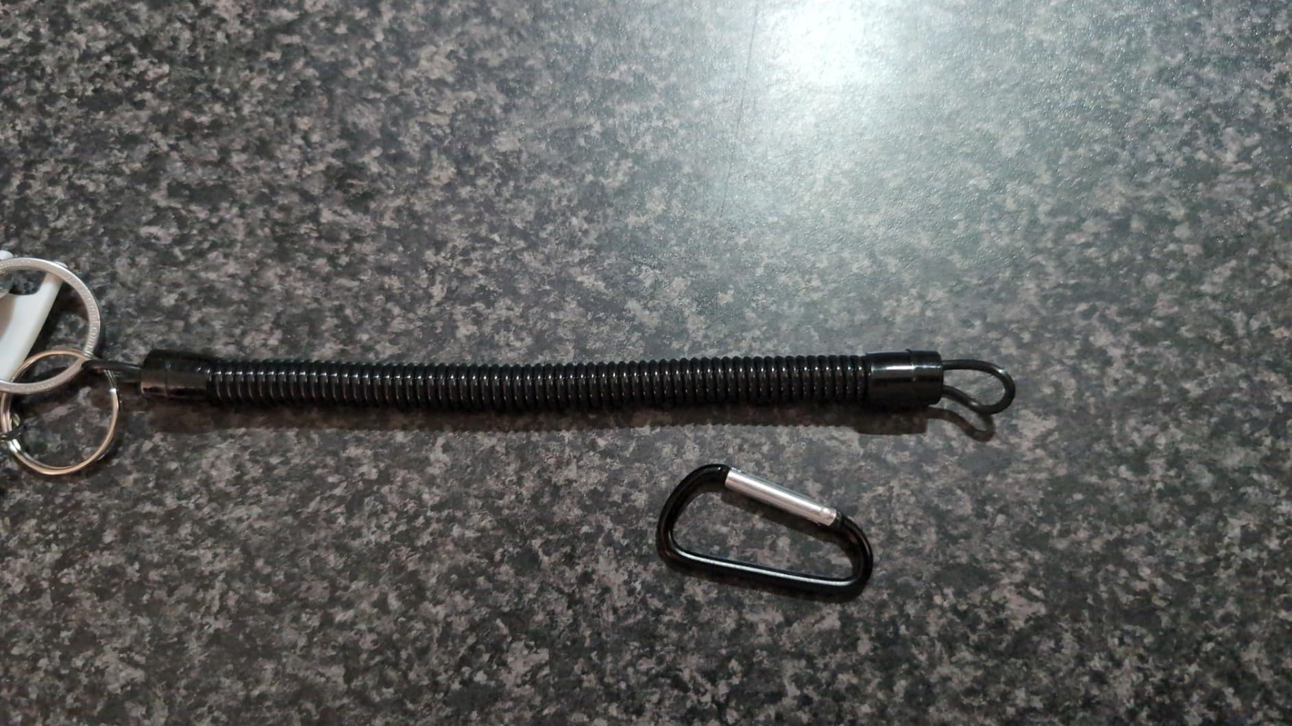 Stretchy Spiral Keyring Spiral Keychain - 3Pcs Stretchy Spiral Keyring ...