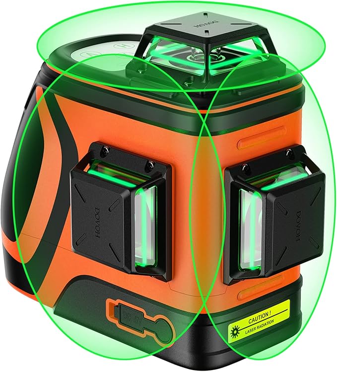 DOVOH High Visibility Laser Level Outdoor: Heavy Duty 3D Laser Level ...