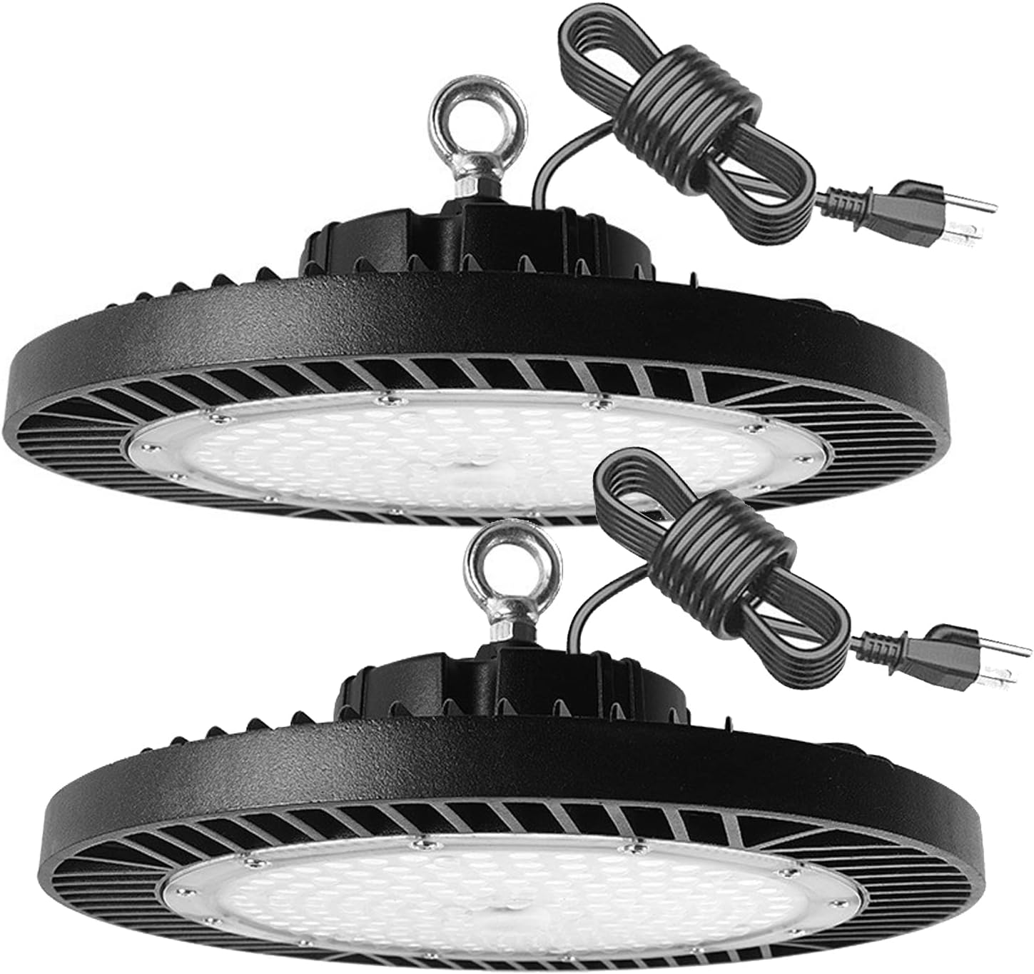 2 Pack 250W UFO LED High Bay Light,30000lm 6000K Daylight 1800W ...