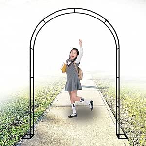 Amazon.co.jp: Garden Arch and Arbor Frame Rose Archway Trellis ...