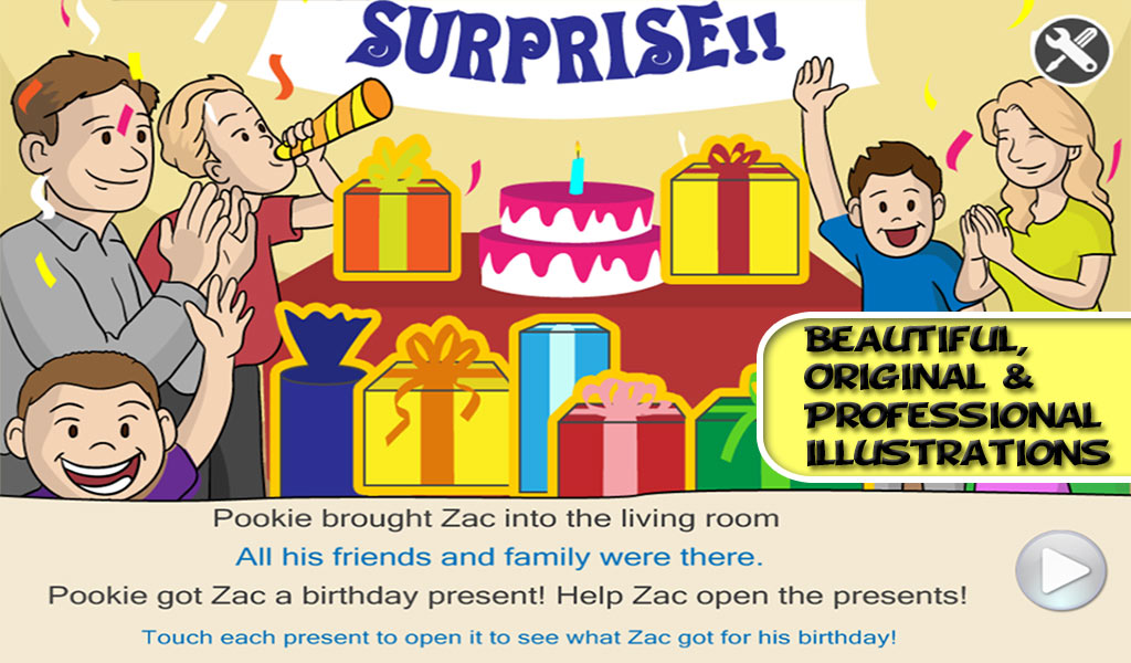 Find where Pookie is hiding bedtime story book - App on Amazon Appstore