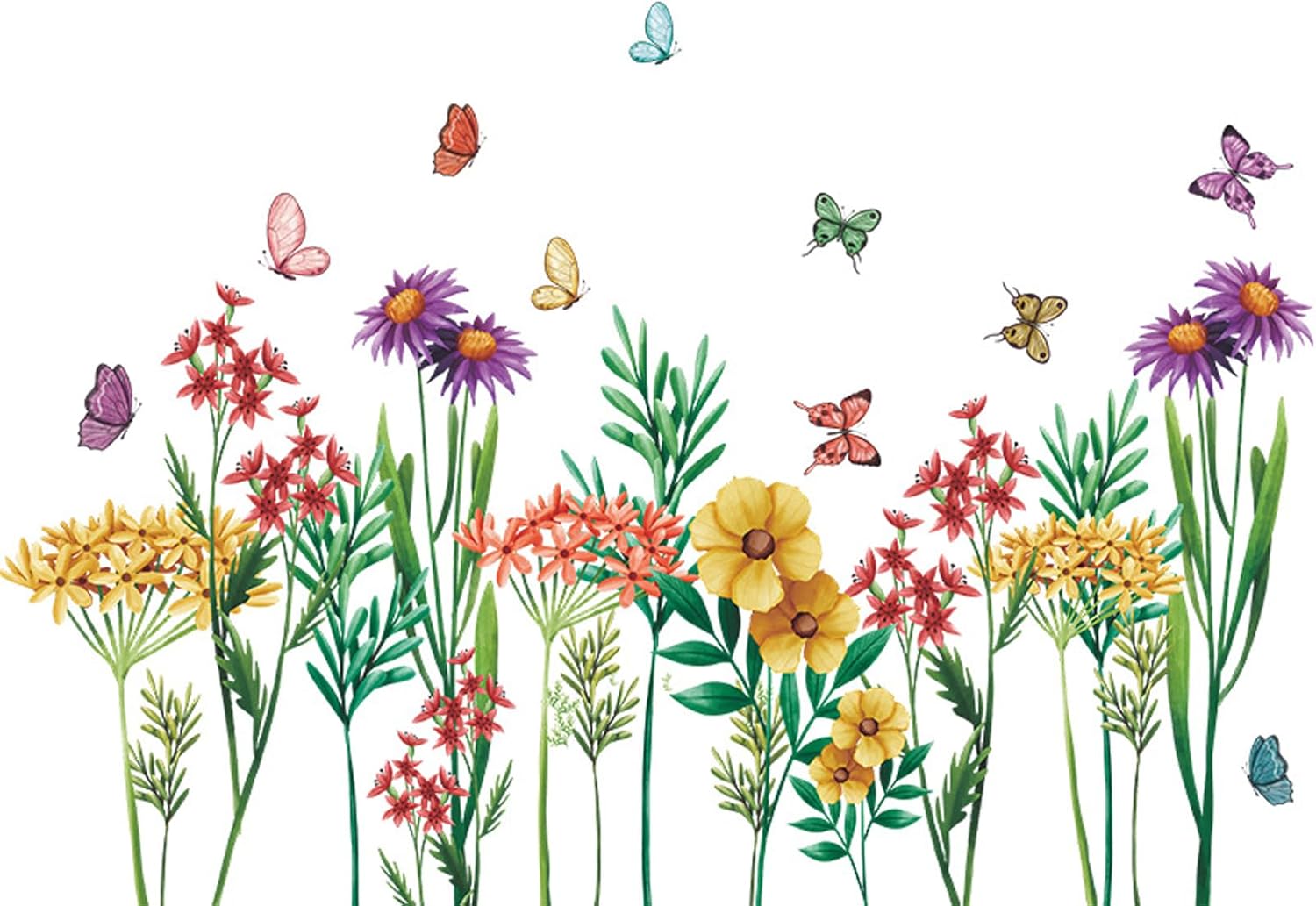 JustYit 1 Piece Flower Wall Stickers Flower Stickers For Glass Adhesive justyit-1-piece-flower-wall-stickers-flower-stickers-for-glass-adhesive