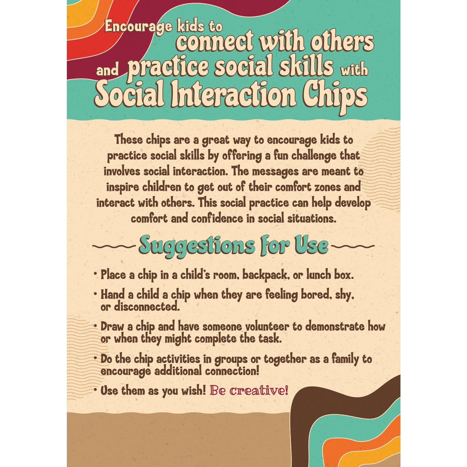 Snapklik.com : Really Good Stuff Classroom Social Interaction Chips Set ...