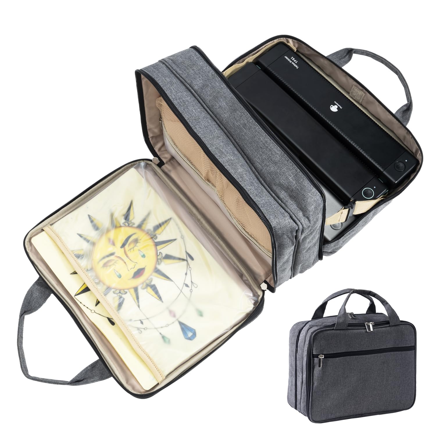 Amazon.com: Phomemo Tattoo bag, Tattoo Case Holds Tattoo Stencil ...