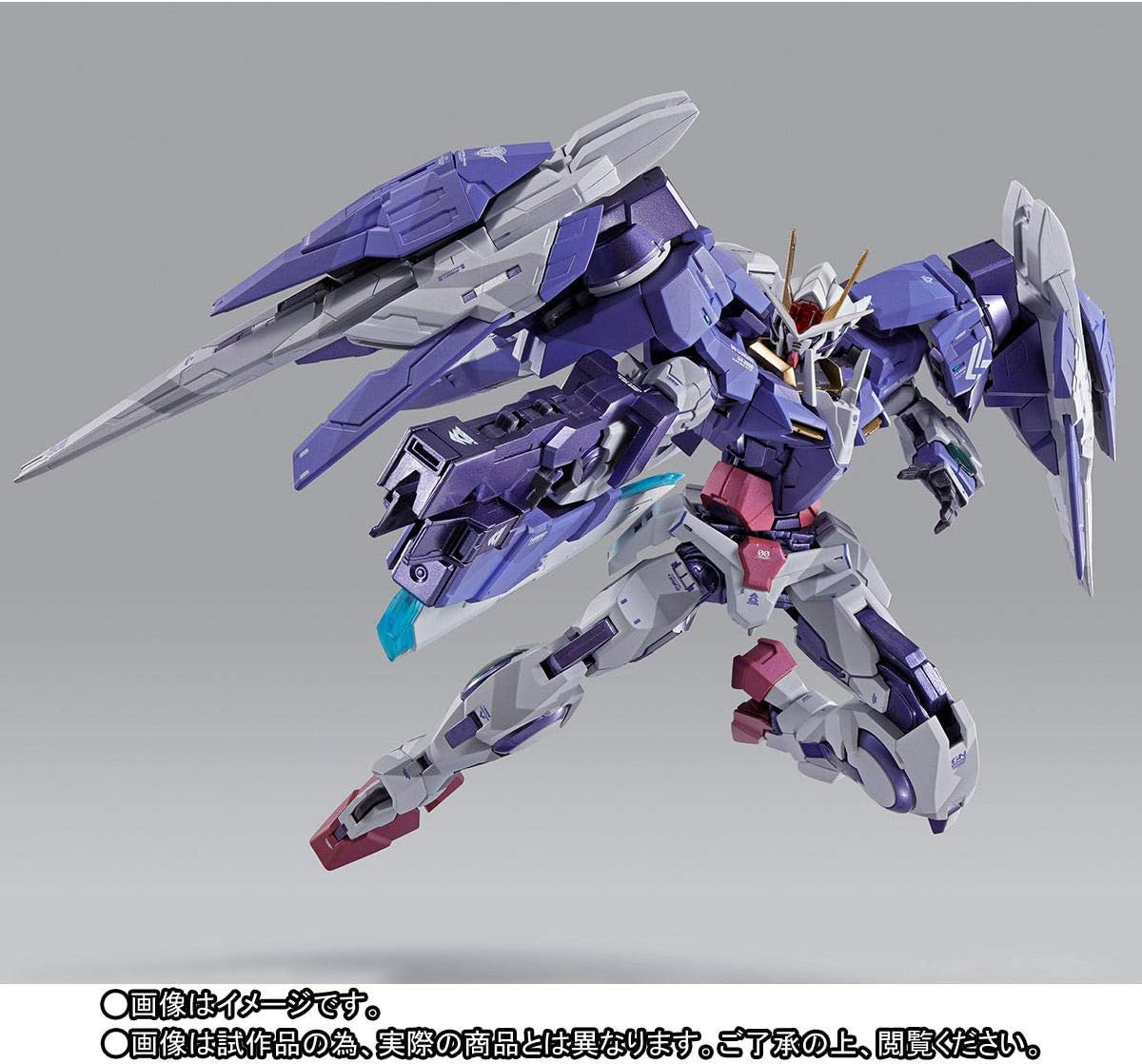 Bandai Metal Build Double 00 Raiser Gundam 00 Designers Blue Mobile ...
