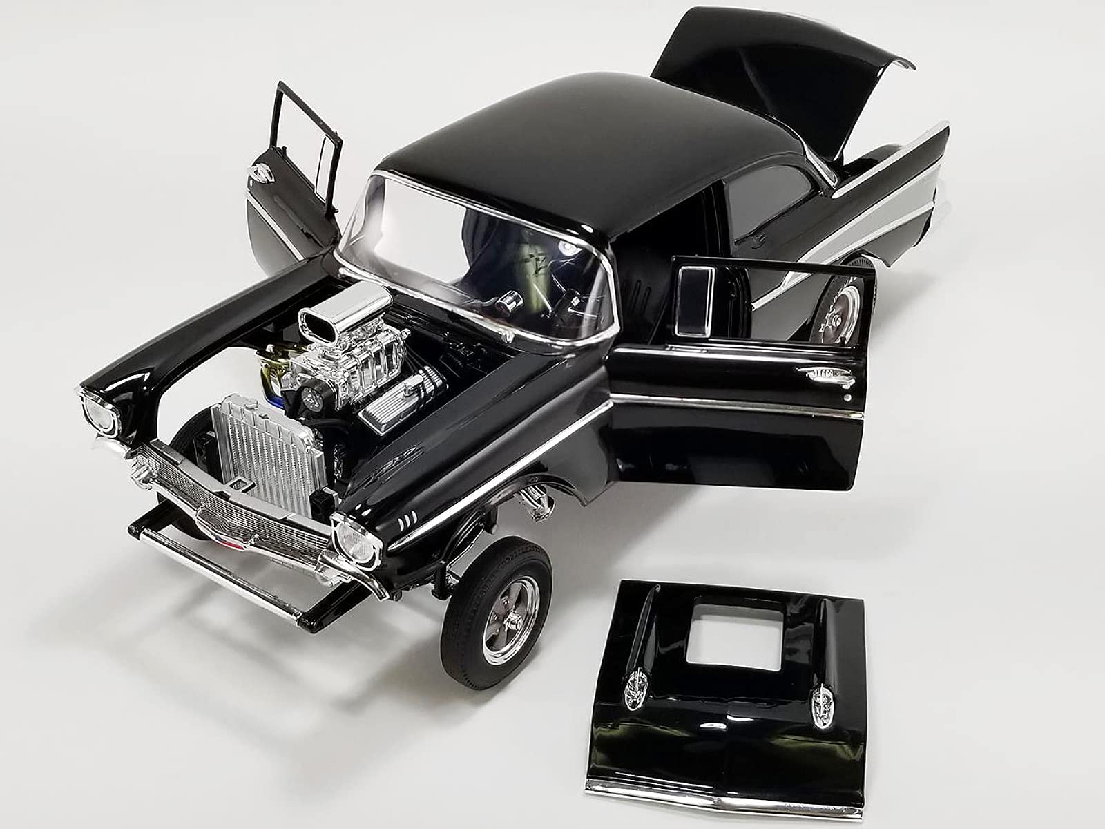 Buy LIMITED EDITION ACME 1957 Chevy Bel Air ser Night Stalker Black ...