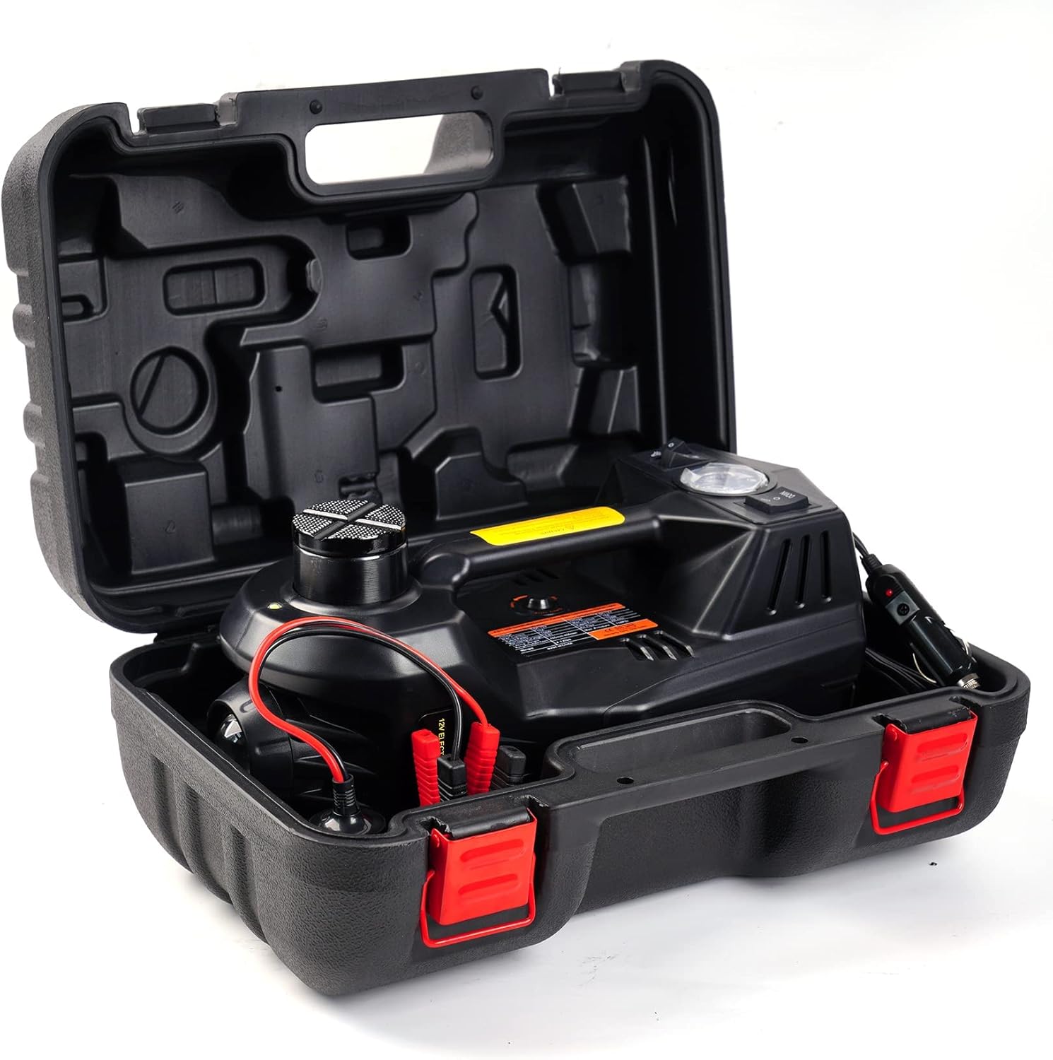 FEANISIFEI Electric Car Jack 5 Ton 12V Electric Jack with Built-in ...