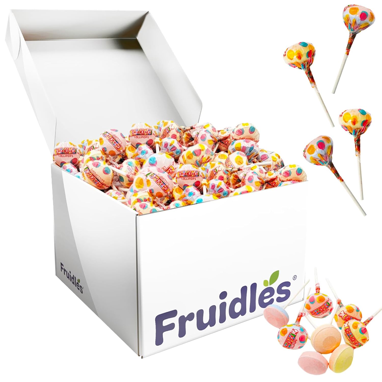 Amazon.com : Smarties Lollipops Hard Candy Suckers, Original Smarties ...
