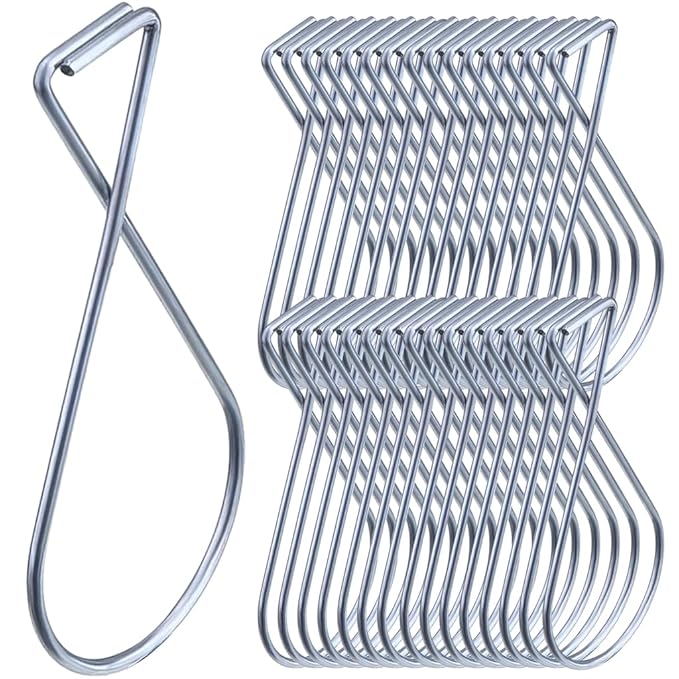 Serplex® Ceiling Hook Clips- 30 Pack Drop Ceiling Hanger Hooks Hanging ...