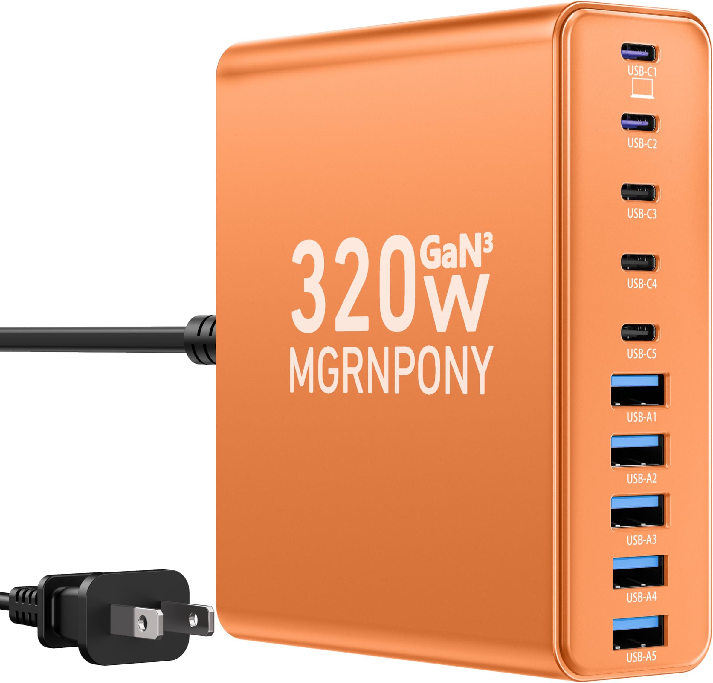Amazon.com: 320W USB C Charger Block, 10-Port USB C Charging Station ...