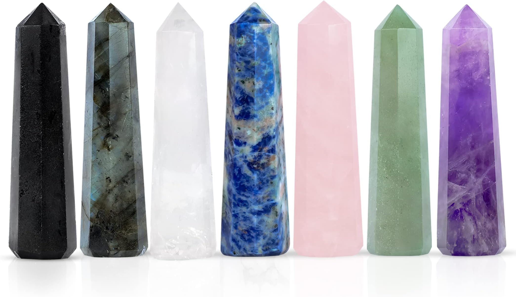 Amazon.com: Healing Crystal Wand, Chakra Wand, Mediation Decor ...