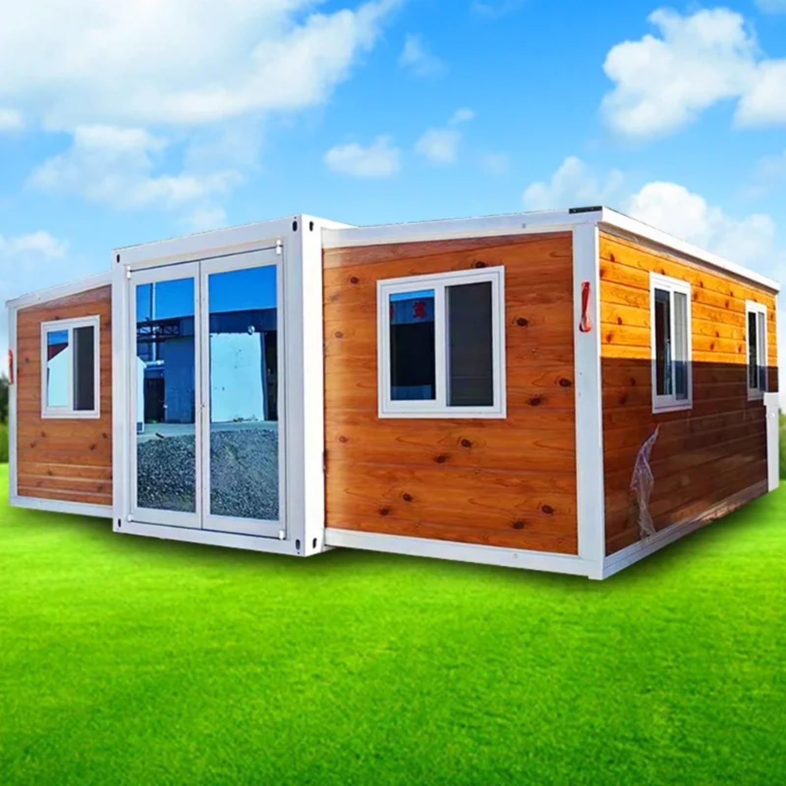 Amazon.com: 2 Bedroom Prefabricated Folding Tiny House–Modular ...