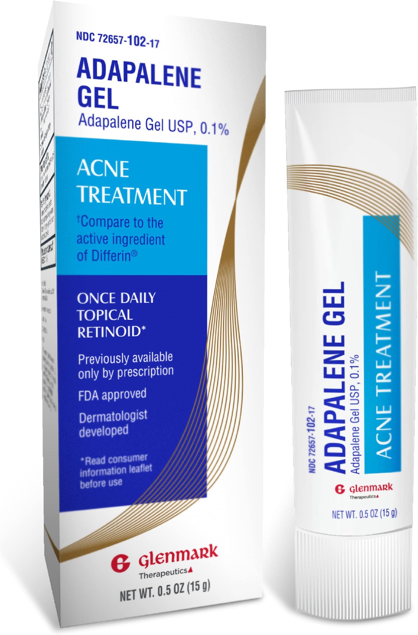 Amazon.com: Differin Acne Treatment Gel, 90 Day Supply, Retinoid ...