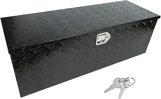 Amazon.com: confote 44" Heavy Duty Aluminum Stripes Plated Tool Box ...