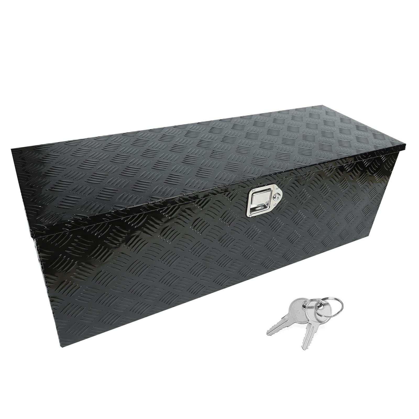 Amazon.com: confote 44" Heavy Duty Aluminum Stripes Plated Tool Box ...
