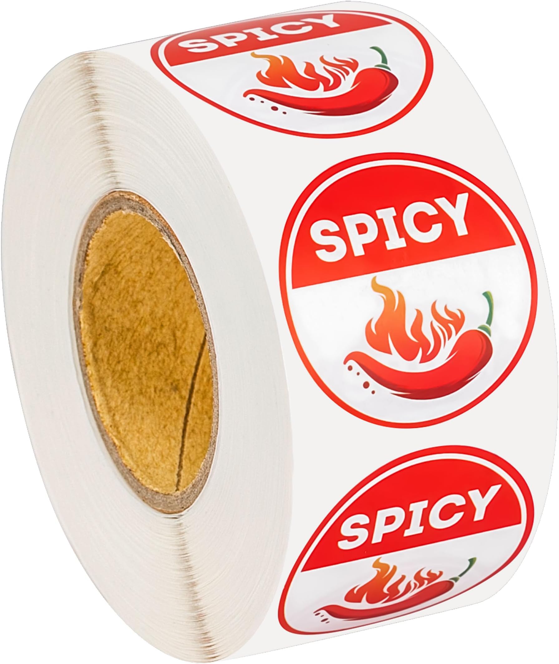 Amazon.com : Lesnala 800Pcs Spicy Stickers Chili Stickers Circular ...