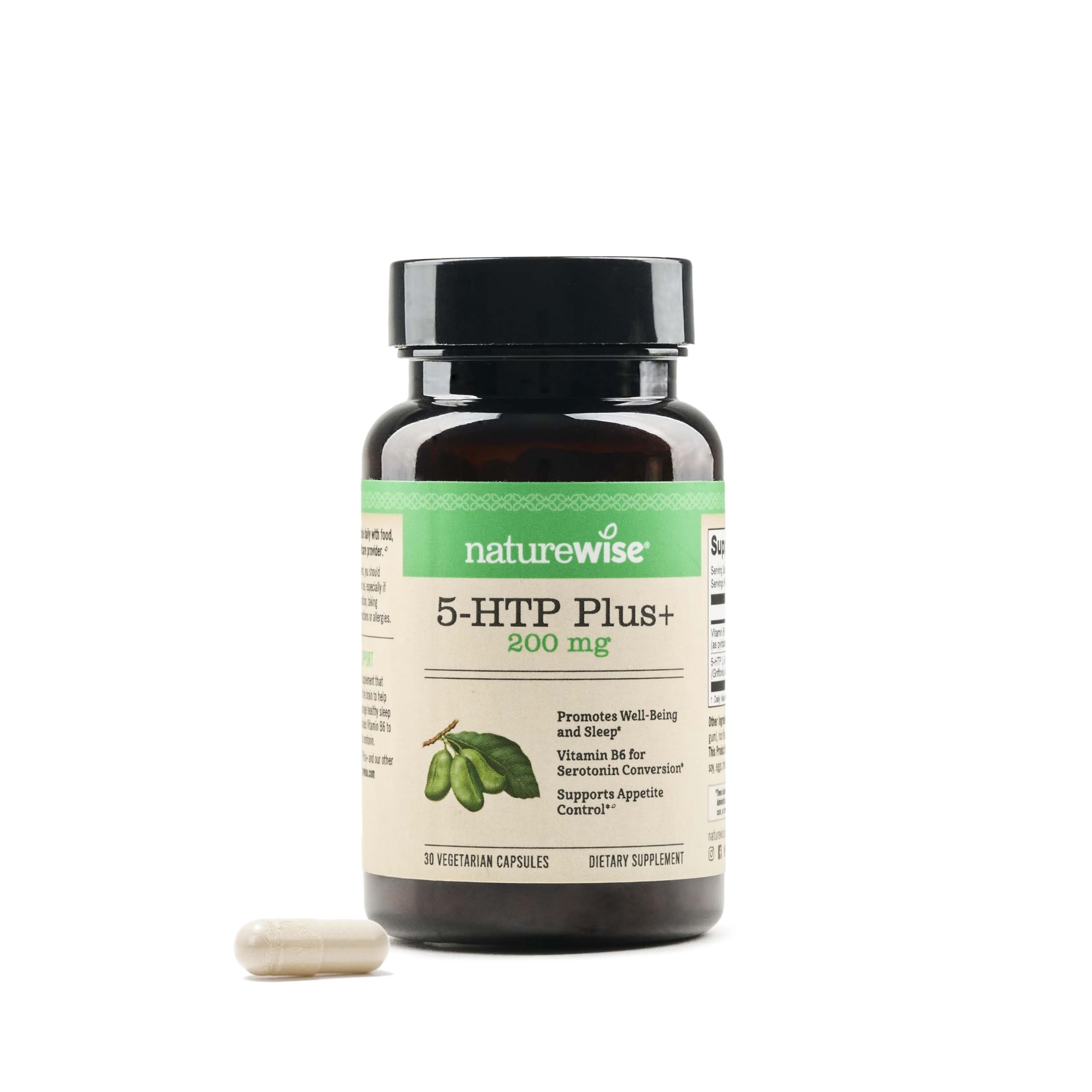 Amazon.com: NatureWise 5-HTP 200mg, Vegan 5 HTP Plus Supplement from ...