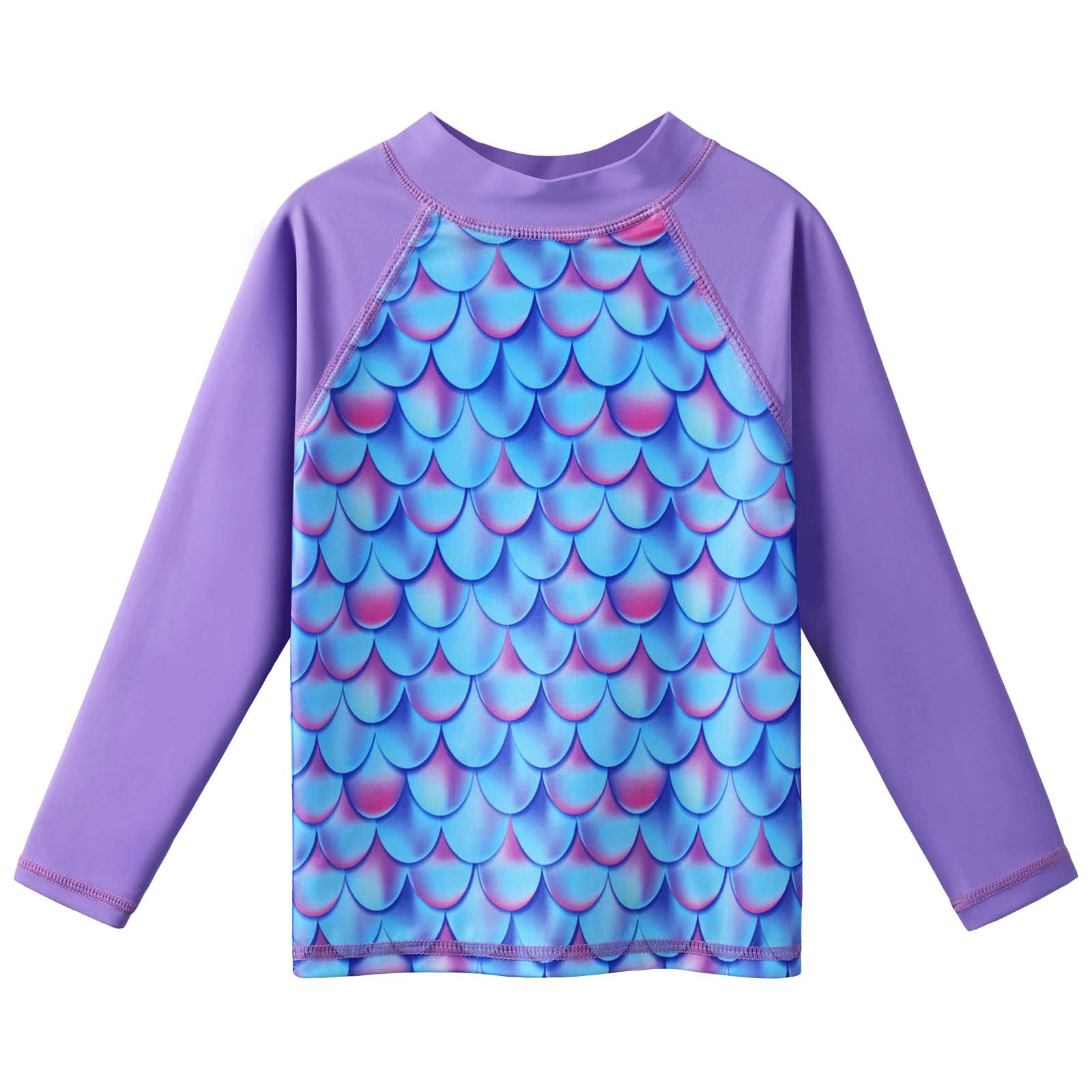 Snapklik.com : Girls Two Piece Swimsuit Floral UPF 50+ Rash Guard Set ...
