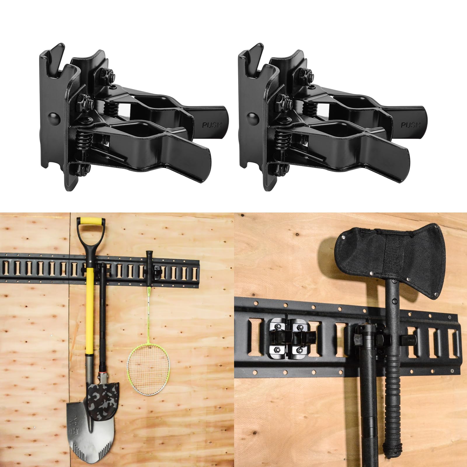 2 in 1 E-Track Tool Hanger,E Track Accessories Large Opening for ...